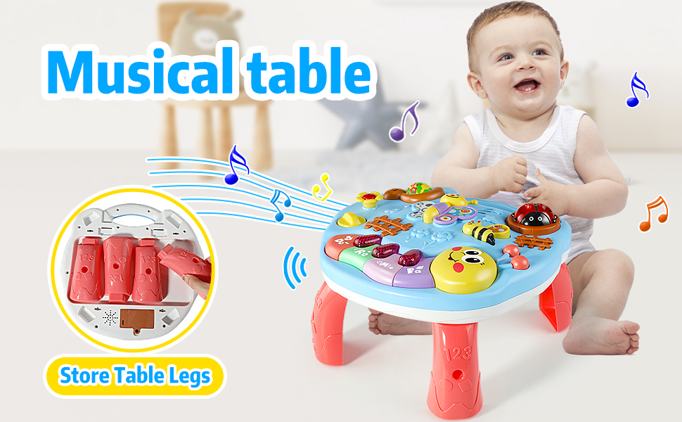 Anby families Juguetes Musicales Bebes 6-12 Meses,Mesa Actividades Bebe ...
